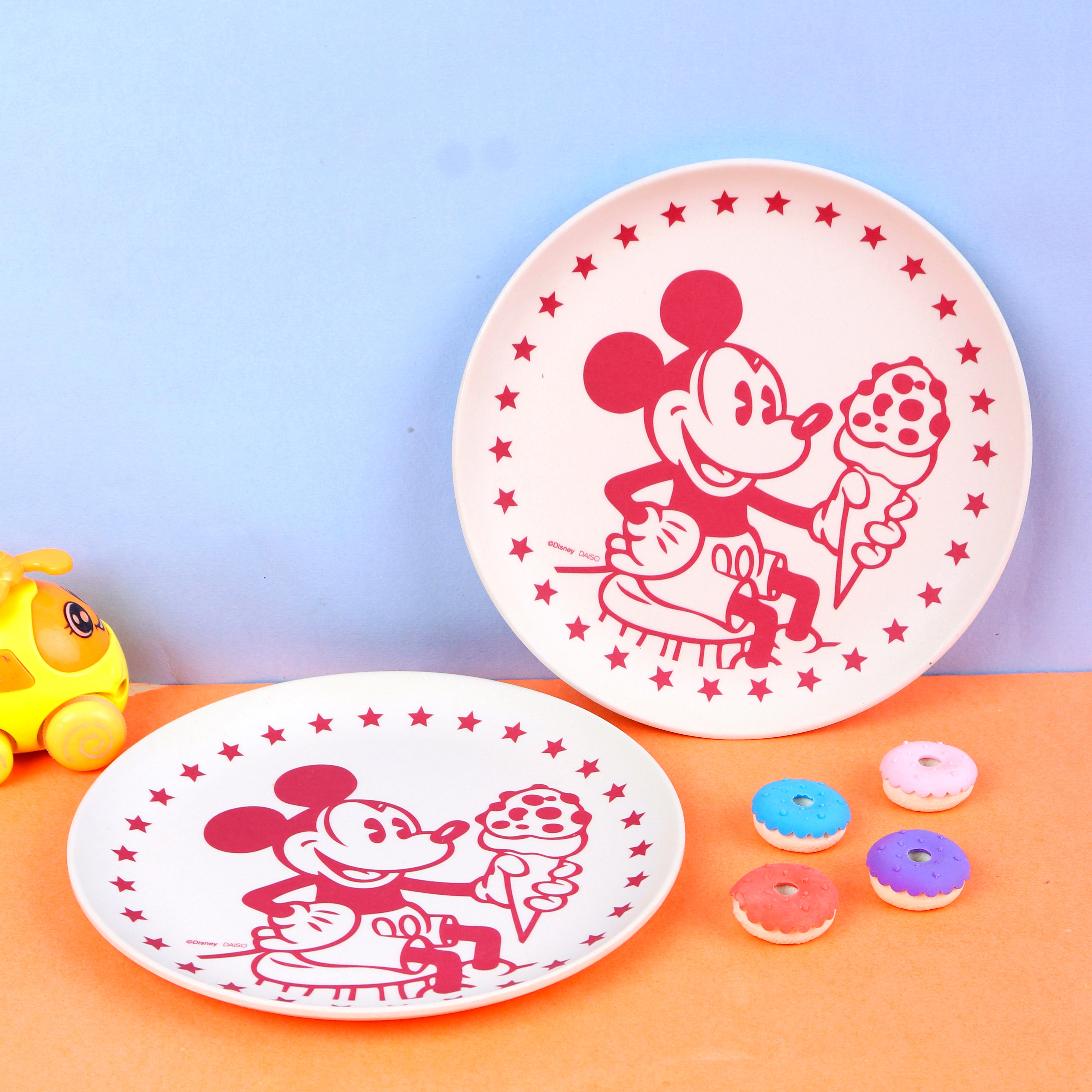 Mickey Mouse Kids Plate -Set of 2 – The Bamboo Co